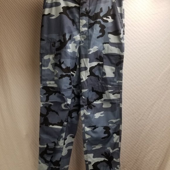 Source Unknown | Pants | 839 Blue Camo Bdu | Poshmark